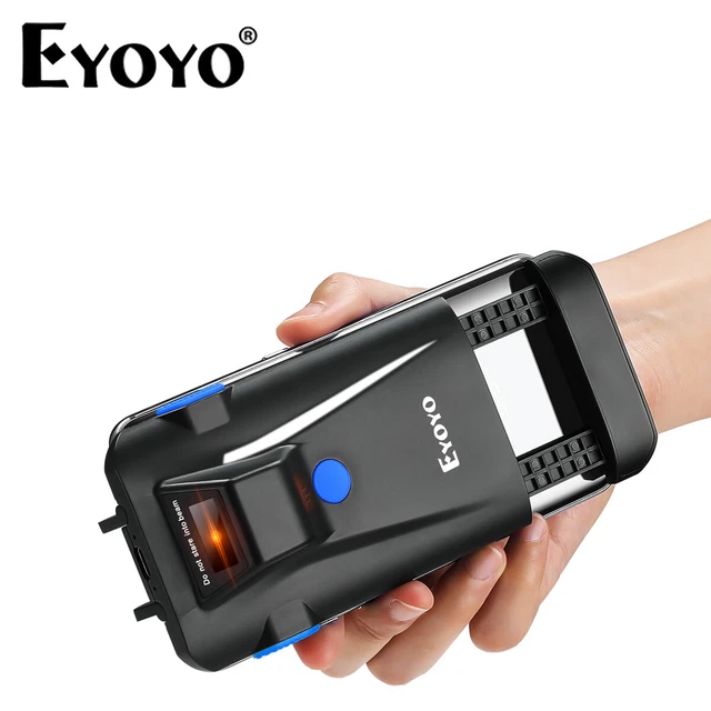 EYOYO EY-024 BARCODE Scanner 1D 2D QR Code USB Back Clamp Handheld ...