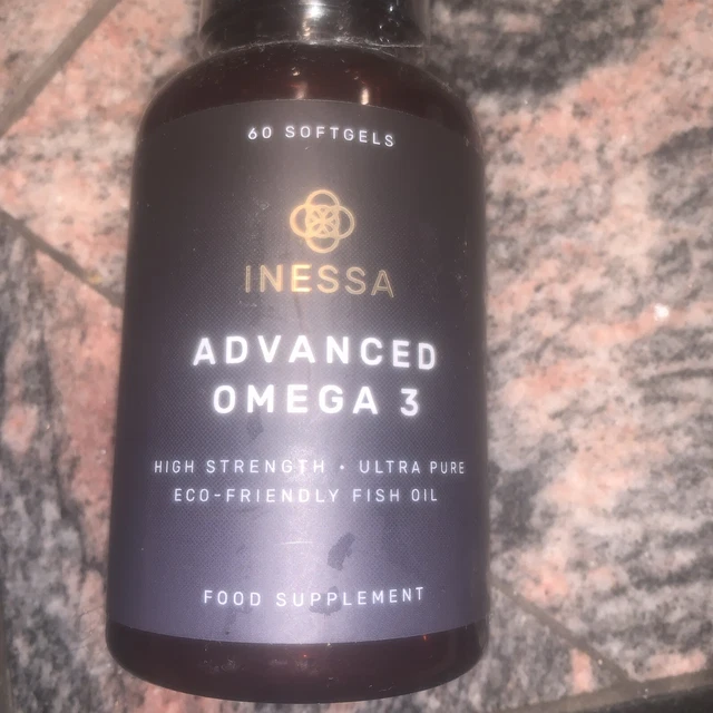 60 SOFTGELS INESSA Advanced Omega 3 High Strength. Ultra Pure Eco ...