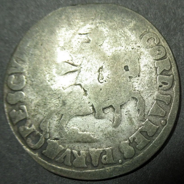 CERTIFICATE OF AUTHENTICITY Rare Early 1691 Colonial New York Silver ...