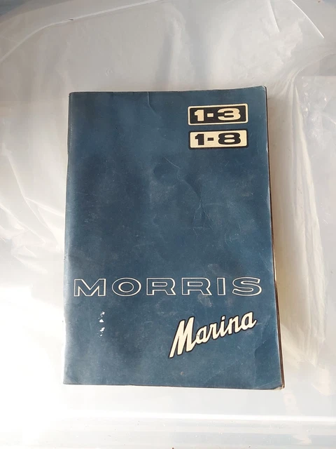 MORRIS MARINA HANDBOOK Austin Morris Group British Leyland £8.00 ...