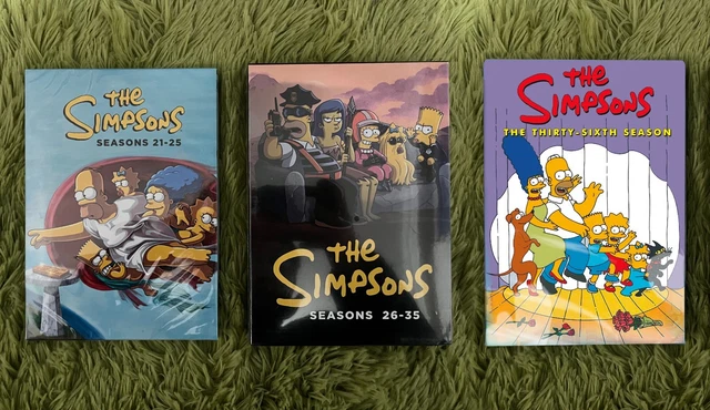 THE SIMPSONS COMPLETE series seasons boxset 21-36 , seasons after 1-20 ...