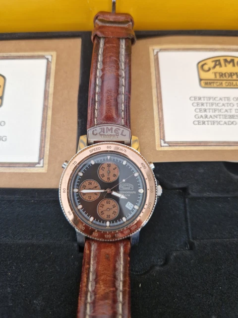 CAMEL TROPHY CHRONOGRAPH Watch WORKING £395.00 - PicClick UK