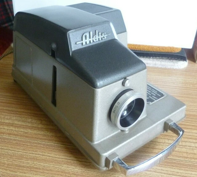 ALDIS 505 35MM COLOUR SLIDE PROJECTOR: 500w LAMP: 1960s BRITISH MADE ...