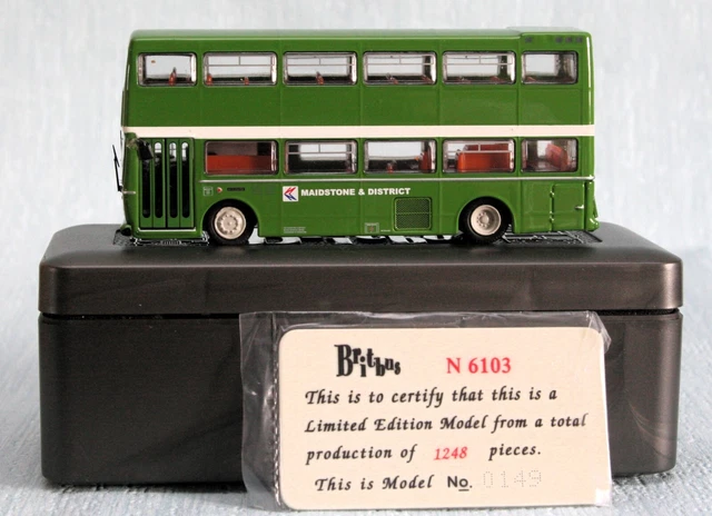 BRITBUS N6103 1:76 Scale Scania Metropolitan Double Deck Bus Maidstone ...