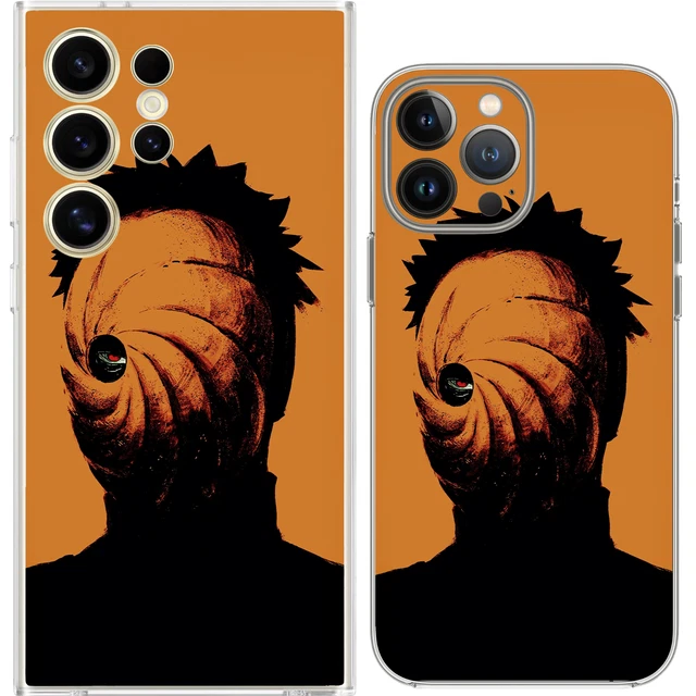 OBITO UCHIHA TOBI Naruto Ninja Mask Case Cover Silicone / Shockproof ...
