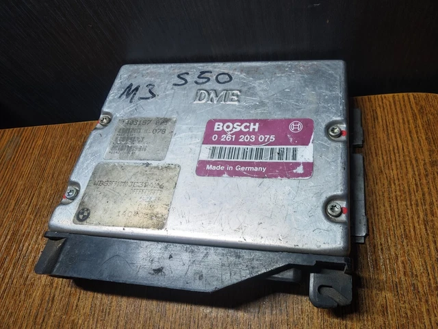 BMW E36 M3 S50 B30 Engine ECU /DME Bosch 0261203075 £500.00 - PicClick UK