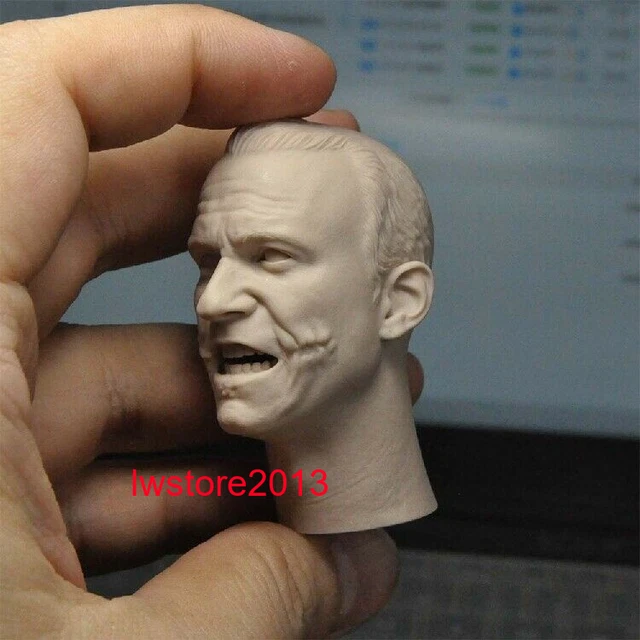 1:6TH DARK KNIGHT JOKER Heath Ledger Head Model For 12" Male HT Figure ...