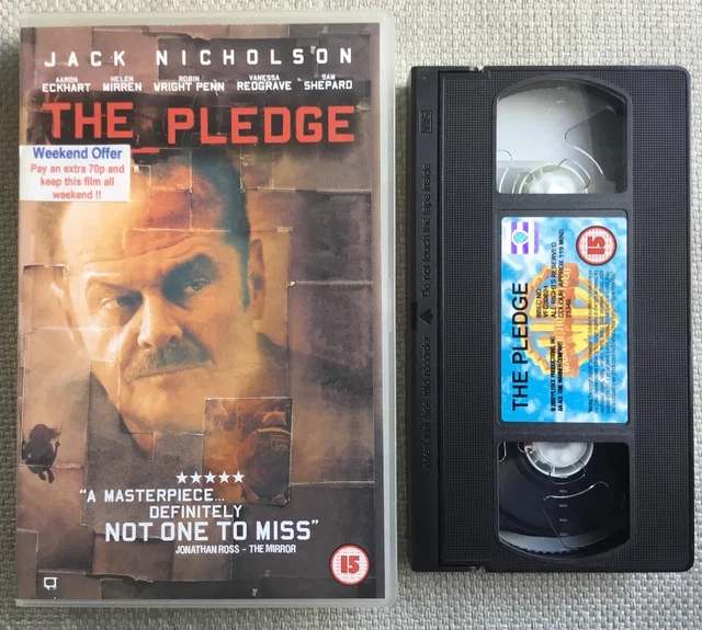 THE PLEDGE EX-RENTAL Big Box VHS Video Cassette Tape PAL UK Jack ...