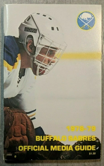 1978 79 BUFFALO Sabres Nhl Media Guide Don Edwards Gil Perreault ...