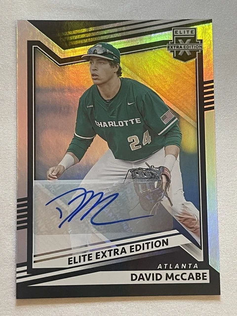 DAVID MCCABE AUTO 2022 Panini Elite Extra Edition Signatures #125 ...