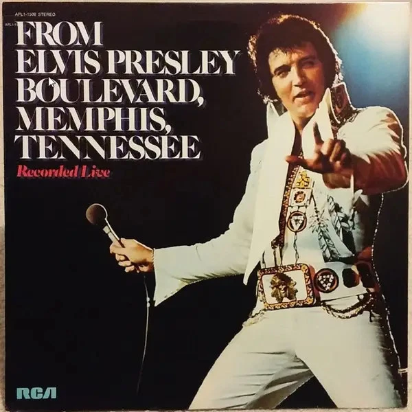 LP ELVIS PRESLEY From Elvis Presley Boulevard, Memphis, Tennessee NEAR ...