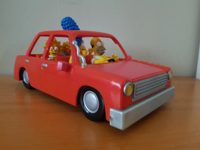 WOS PLAYMATES THE Simpsons Talking Family Car World of Springfield ...