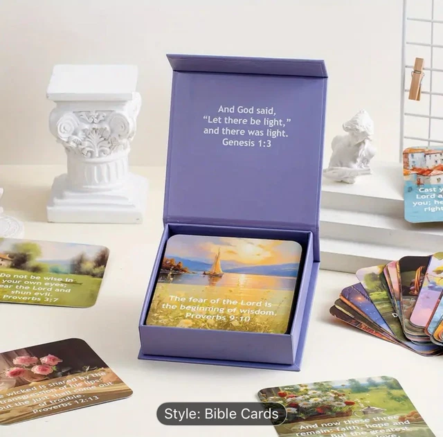 50 SHEETS INSPIRATIONAL Bible Verse Cards Scripture Cards £9.71 ...