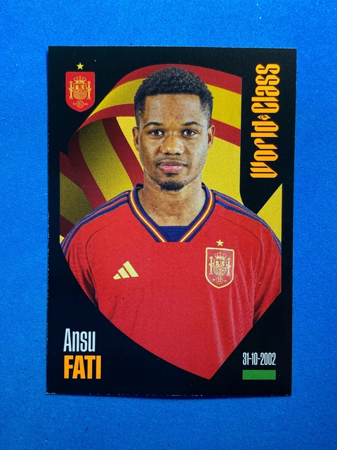 FIGURINE PANINI STICKER World Class 2024 n.321 Ansu Fati (Spain) 🟡🟡🟡 EUR 1,00 - PicClick FR