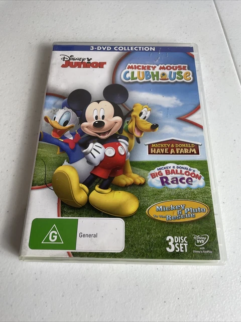 MICKEY MOUSE CLUBHOUSE 3 DVD Collection dvd movies disney junior region ...