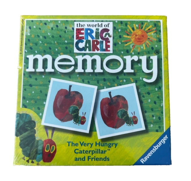 RAVENSBURGER WORLD OF Eric Carle Very Hungry Caterpillar Memory Game ...