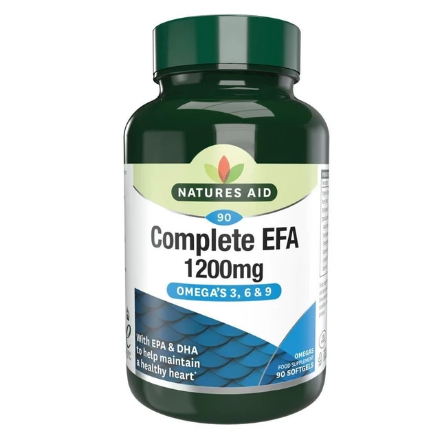 NATURES AID COMPLETE EFA Omega 3 6 + 9 - 90 Capsules - 2 Pack £27.60 ...