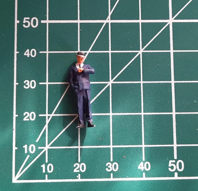 OO GAUGE POIROT Capt Hastings Figure Agatha Christie Character Postwar ...