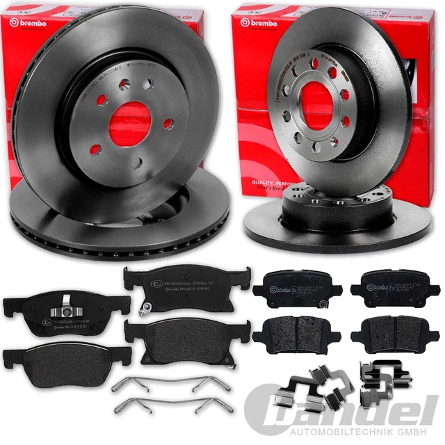 BREMBO BREMSSCHEIBEN + BELÄGE VORNE + HINTEN für OPEL ASTRA K Limo + Kombi EUR 248,90 - PicClick DE