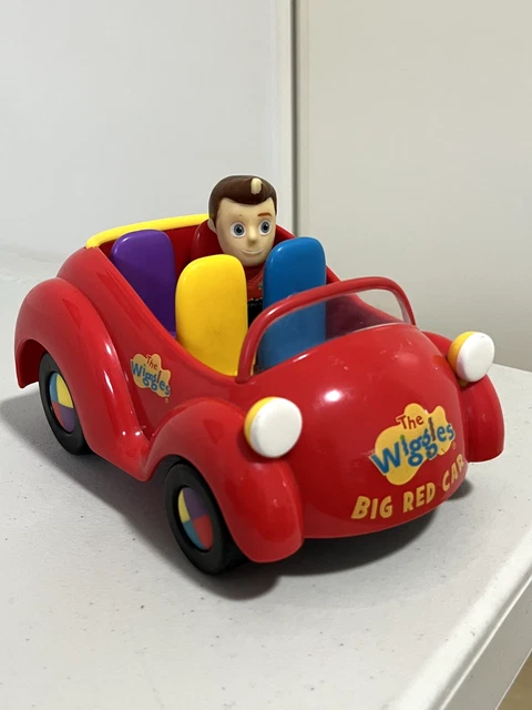 THE WIGGLES BIG Red Car Toy With Simon Red Wiggle Action Figure ...