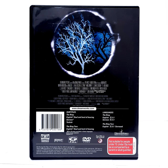 THE RING + The Ring Two | 2 Film Set | DVD, R4 | Dreamworks, 2008 $14. ...