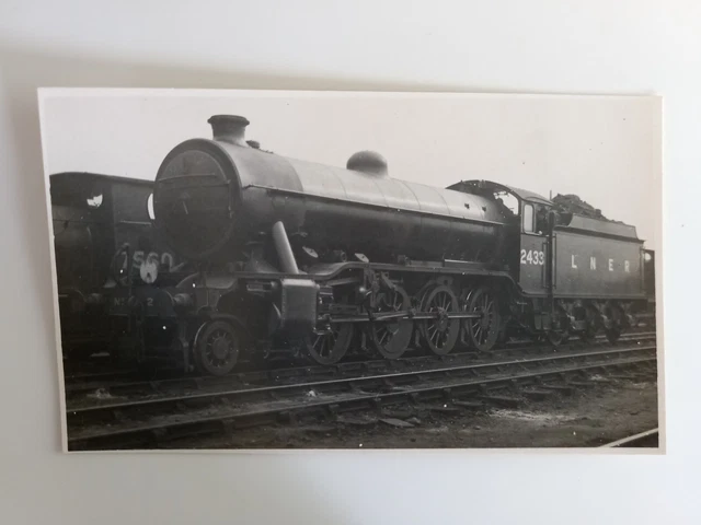 ORIGINAL LNER 2433 O2 Steam Locomotive Photograph Taken 7/4/1934 ...