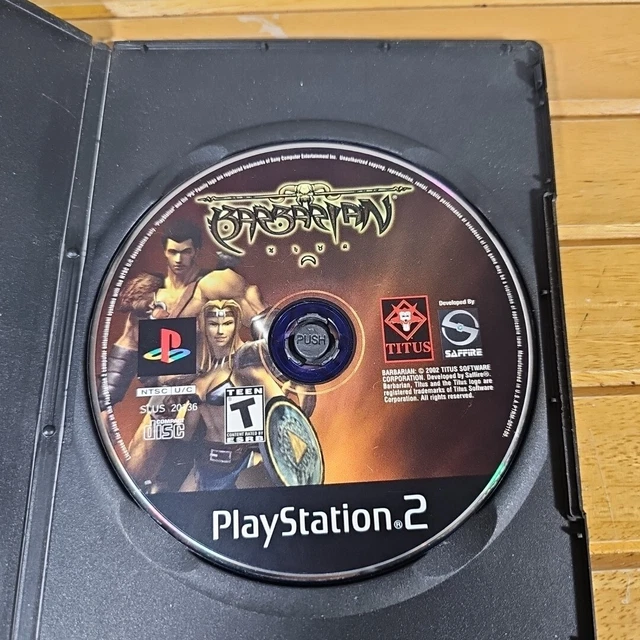 BARBARIAN (SONY PLAYSTATION 2 PS2, 2002) Good Disc Only $3.00 - PicClick