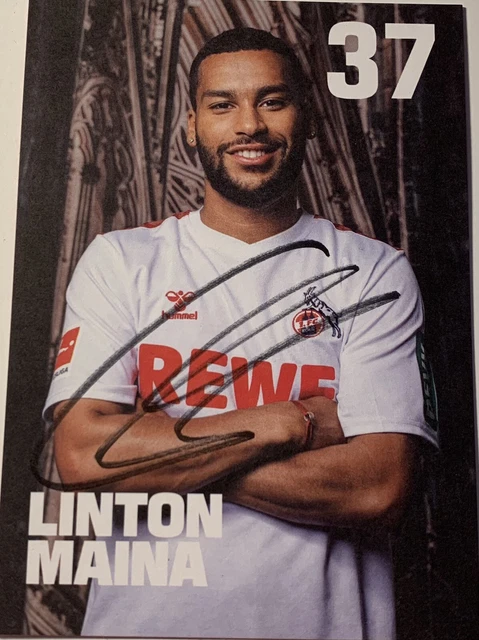 1. FC KÖLN Autogrammkarte Linton Maina Handsigniert EUR 4,00 - PicClick DE