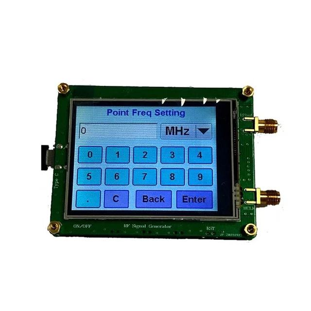 35M-4.4G RF SIGNAL Generator Source Board Sweep Frequency Generator USB ...