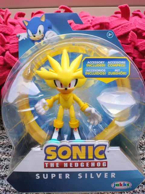 SONIC THE HEDGEHOG Super Silver 4inch Jakks Figure - Brand New £18.99 ...