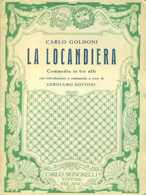 LA LOCANDIERA GOLDONI Carlo Signorelli 1963 \ Brossura EUR 4,42 - PicClick IT