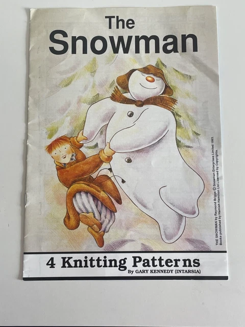 RAYMOND BRIGGS THE Snowman Toy Knitting Pattern Gary Kennedy Intarsia ...