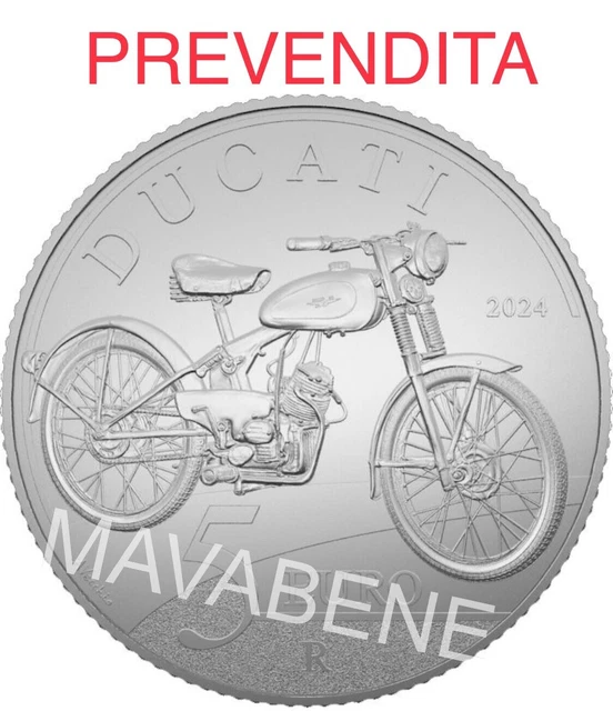 PREVENDITA 2024 🇮🇹 ITALIA DUCATI CUCCIOLO MONETA 5 EURO ARGENTO ...