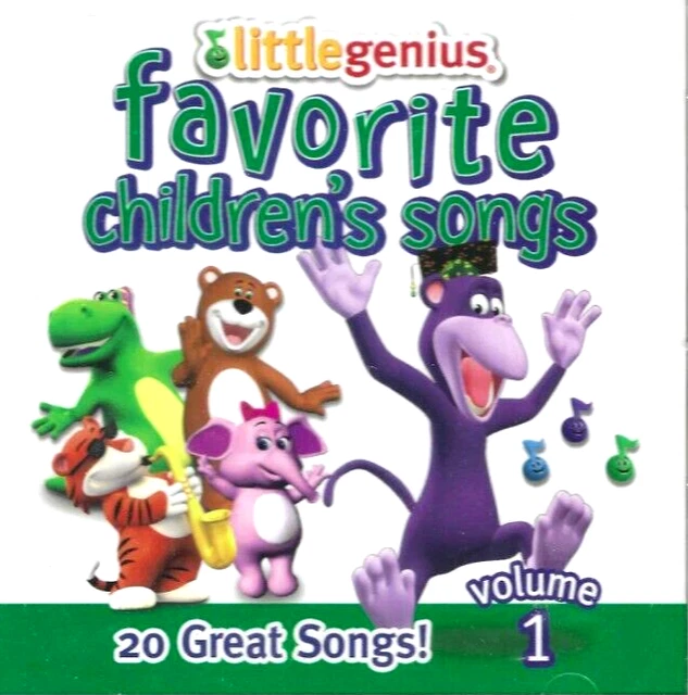 LITTLE GENIUS Favorite Children's Songs # 1 NEW CD 20 Best of Kids ...