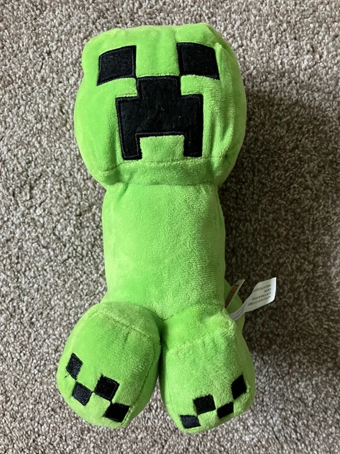 MATTEL MINECRAFT TOY Plush “Creeper” Green Sort Stuffed Figure Mojang 9 ...