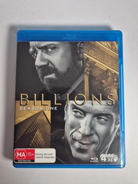 BILLIONS: SEASON 1 (Blu-ray, 2016) - Paul Giamatti - Maggie Siff - 4 ...