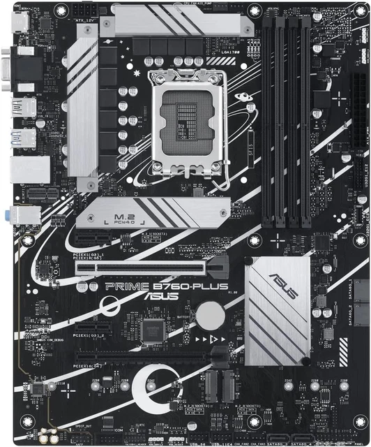 ASUS PRIME B760-PLUS Motherboard Socket 1700/B760/DDR5/S-ATA 6Gb/s/ATX ...
