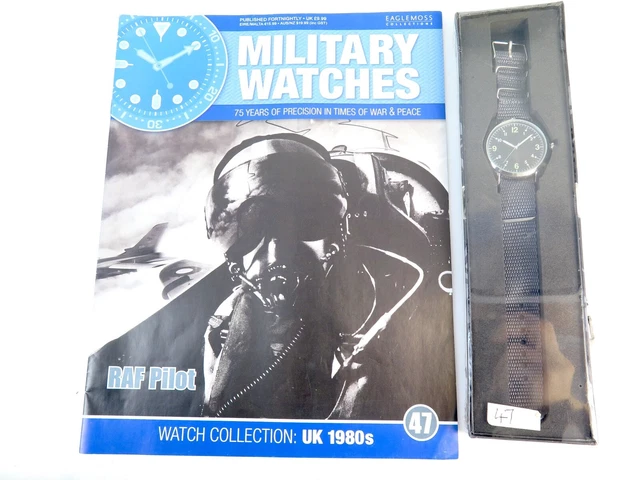 MILITARY WATCHES MAGAZINE Vol 47: UK 1980s RAF Pilot by Eaglemoss $29. ...