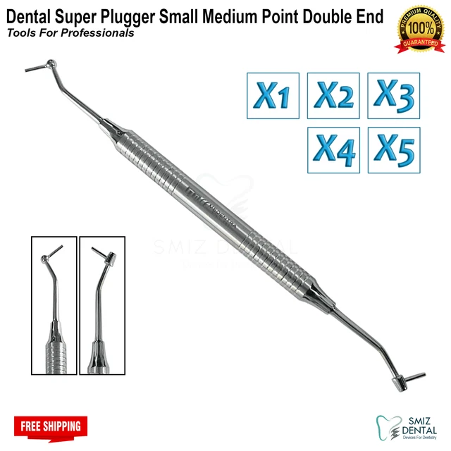 DENTAL AMALGAM SUPER Plugger Filling Composite Clinical Double End ...