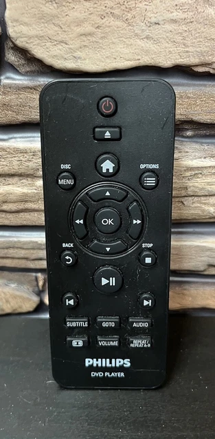 PHILIPS DVD PLAYER REMOTE CONTROL RC-5721 for DVP2880 DVP2881 DVP3602 £ ...