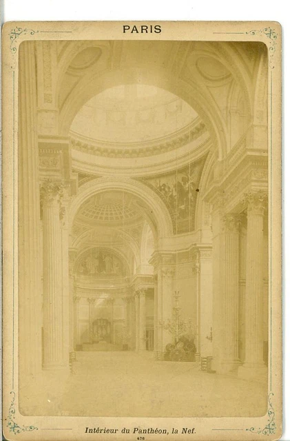 FRANCE, PARIS LE Panthéon Vintage print Tirage albuminé 16X11 Circa 1870 EUR 49,00 - PicClick FR