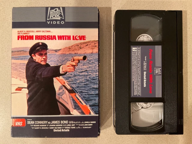 FROM RUSSIA WITH Love (VHS, 1982, 20th Century Fox Drawer Box) Sean ...