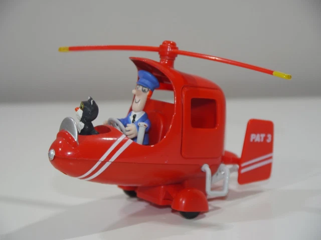 POSTMAN PAT DIE Cast Helicopter Pat 3 with Sounds & Pat and Jess ...