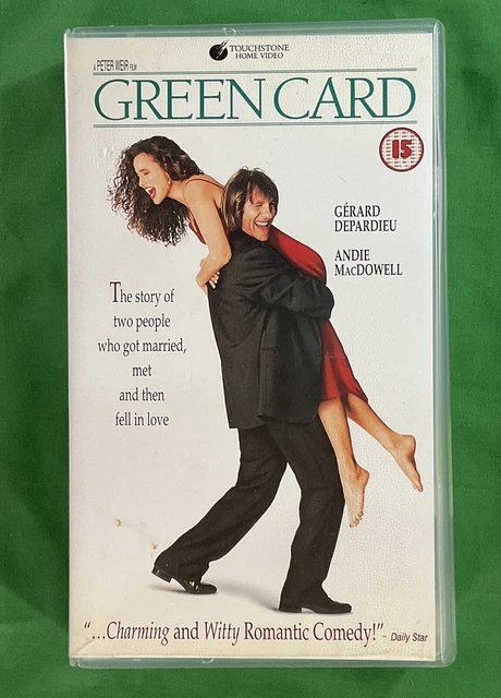 GREEN CARD, VHS Video 2003 Cert 15 Movie £4.50 - PicClick UK