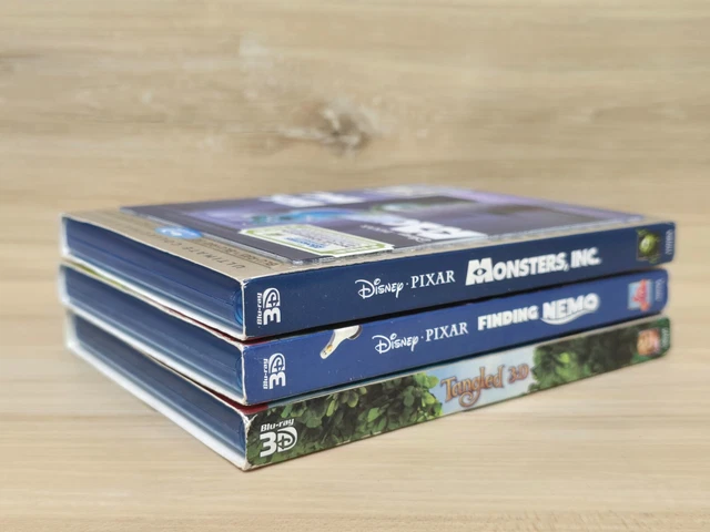 3 DISNEY BLU Ray/DVD Ultimate Collectors Monsters Inc.,Finding Nemo ...