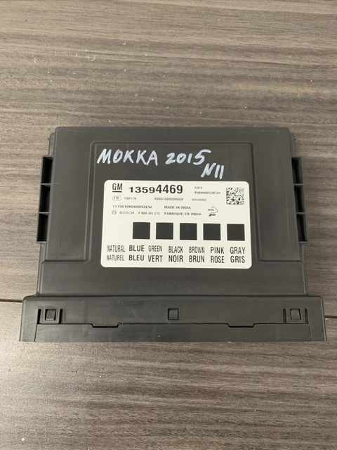 VAUXHALL MOKKA MK1 Bcm Body Control Module Ecu 13594469 2012 - 2016 £24 ...