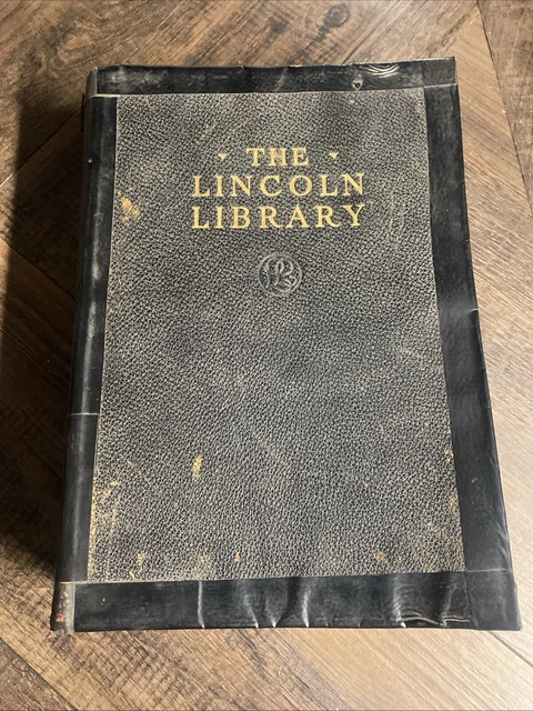 VINTAGE 1924 ORIGINAL - The Lincoln Library of Essential Information ...