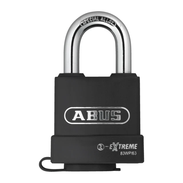 ABUS VORHANGSCHLOSS 83WP/63 Extreme Robust Sicher Wetterfest EUR 34,95 ...