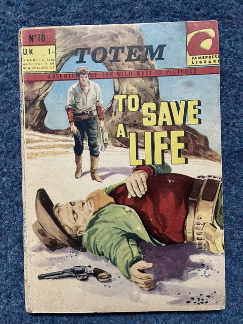 TOTEM WILD WEST Picture Library Comic No. 70 To save a life EUR 4,66 ...