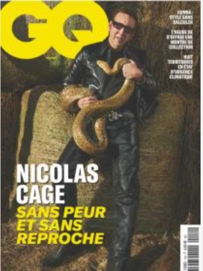 MAGAZINE MASCULIN GQ n° 158 - NICOLAS CAGE (Avril 2022) EUR 29,99 ...